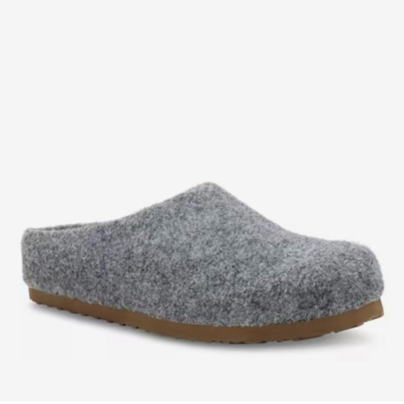 Eastland | Shoes | Eastland Gray Wool Clogs With Brown Sole Nwt | Poshmark